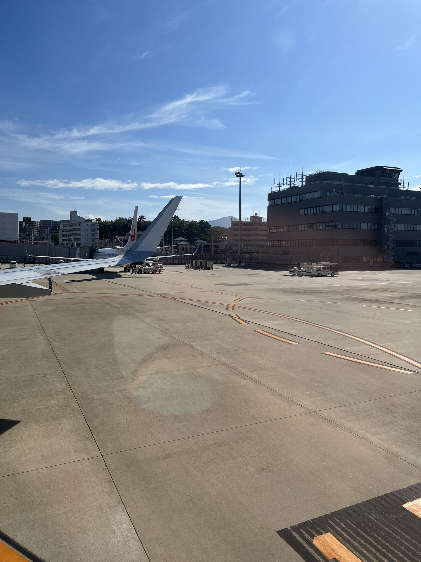 福岡空港 到着前の景色 九州 福岡県 福岡空港 福岡市 博多港 街中の空港: johshimaの旅行記